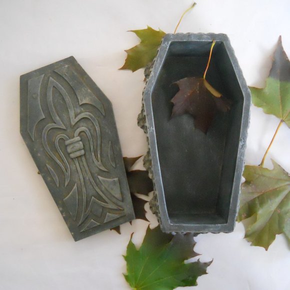 Unbranded | Other | Halloween Coffin Resin Gothic Casket Memento Mori ...